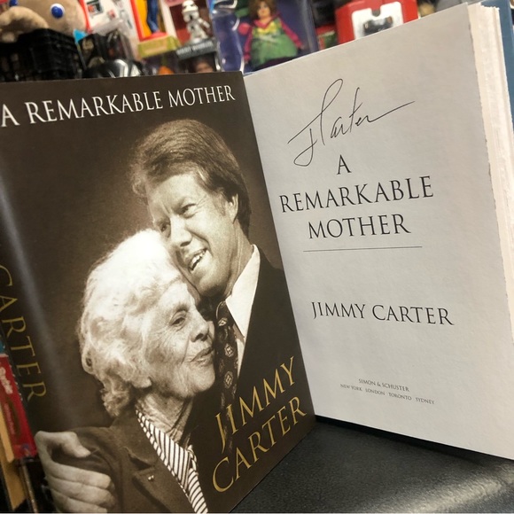 Other | President Jimmy Carter Autographed 208 Book A Remarkable Mother ...